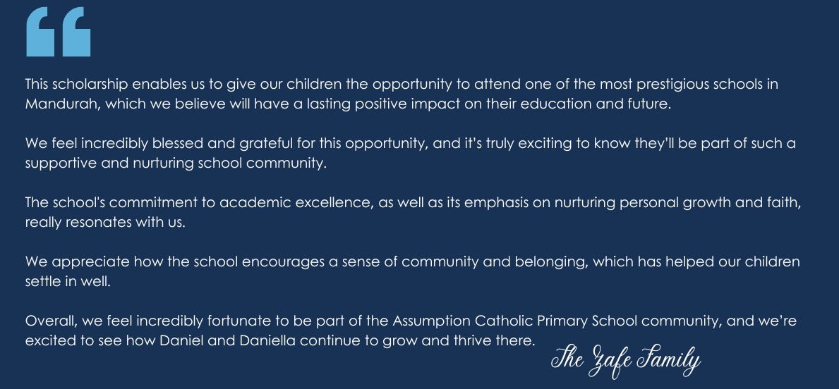 The 2026 Scholarship will be opening in September